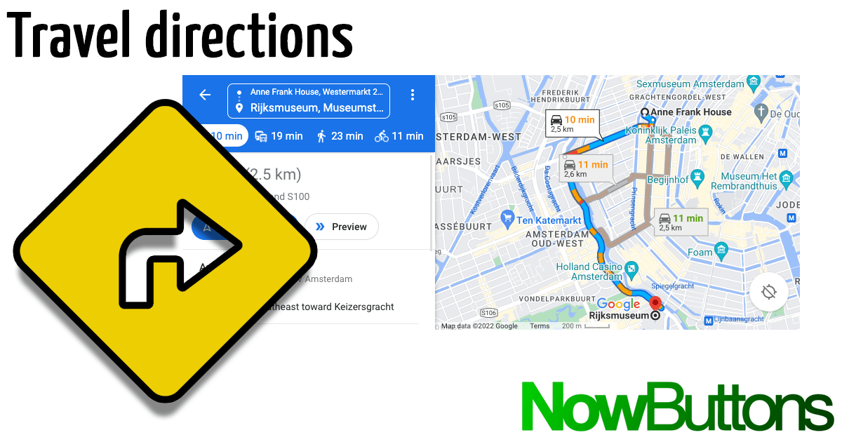 Maps Driving Directions | The NowButtons Blog